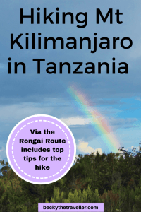 Why I Chose Rongai Route Versus Marangu Route | Mt Kilimanjaro - Becky ...